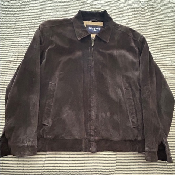 Jackets & Coats | Mens Brown Suede Jacket Size L | Poshmark